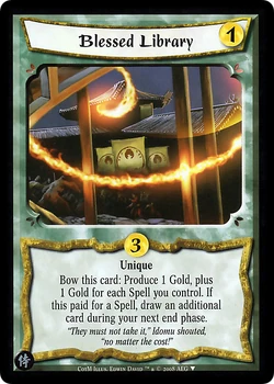 Blessed Library/card | L5r: Legend of the Five Rings Wiki | Fandom