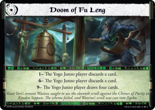 Doom of Fu Leng (clock)/card | L5r: Legend of the Five Rings Wiki | Fandom