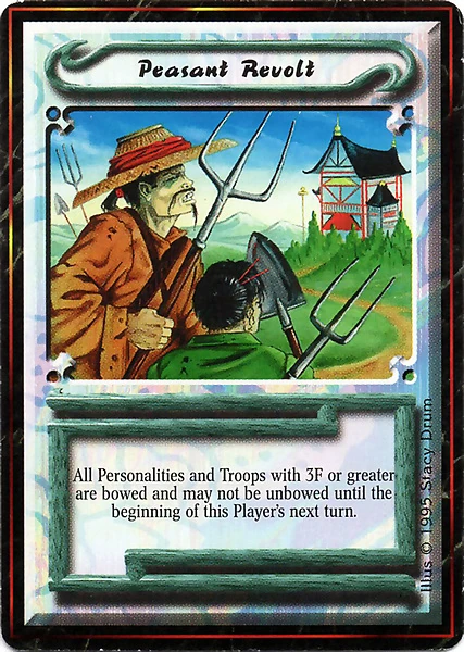 Peasant Revolt/card | L5r: Legend of the Five Rings Wiki | Fandom