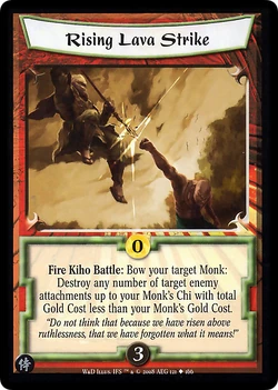 Rising Lava Strike/card | L5r: Legend of the Five Rings Wiki | Fandom