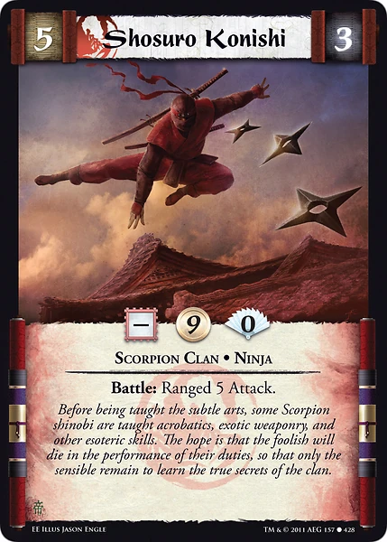 Shosuro Konishi/card | L5r: Legend of the Five Rings Wiki | Fandom