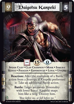 Daigotsu Kanpeki Exp/card | L5r: Legend of the Five Rings Wiki | Fandom
