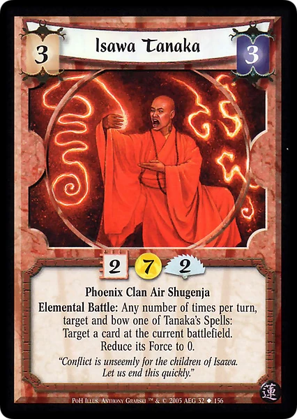 Isawa Tanaka (II)/card | L5r: Legend of the Five Rings Wiki | Fandom