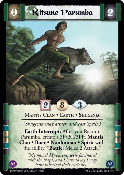 Kitsune Parumba/card | L5r: Legend of the Five Rings Wiki | Fandom