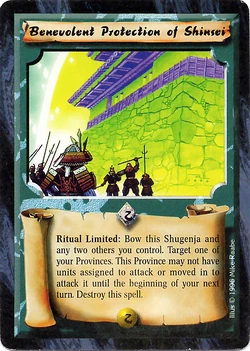 Benevolent Protection of Shinsei/card | L5r: Legend of the Five Rings ...