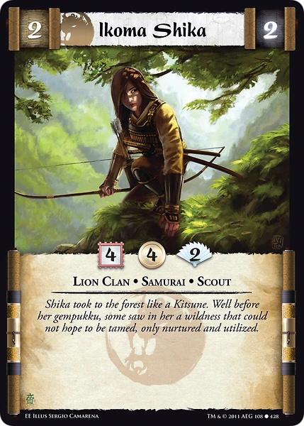 Ikoma Shika/card | L5r: Legend of the Five Rings Wiki | Fandom