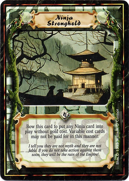 Ninja Stronghold/card | L5r: Legend of the Five Rings Wiki | Fandom
