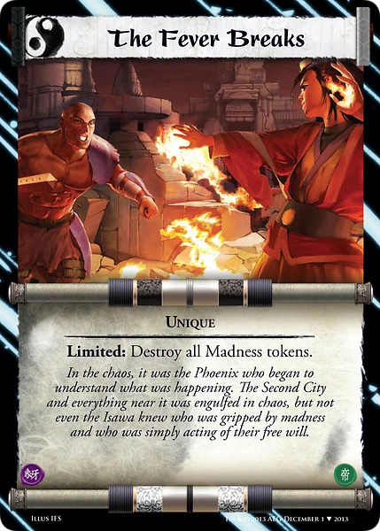 The Fever Breaks/card | L5r: Legend of the Five Rings Wiki | Fandom