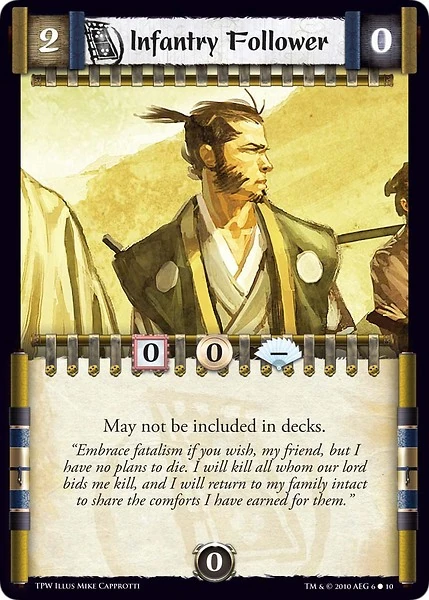 Infantry Follower/card | L5r: Legend of the Five Rings Wiki | Fandom