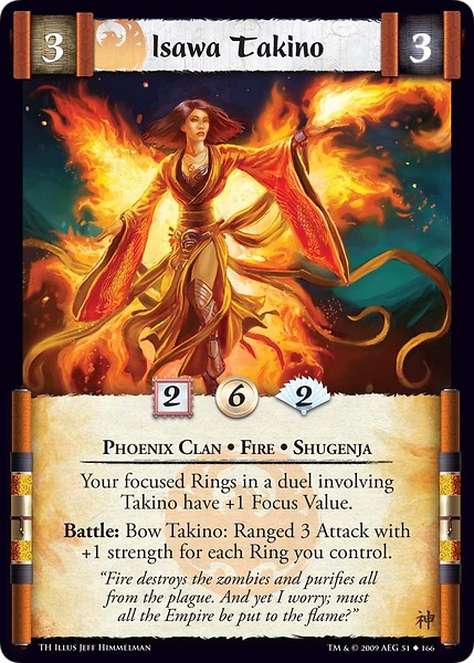 Isawa Takinocard L5r Legend Of The Five Rings Wiki Fandom