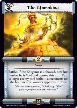 The Unmaking/card | L5r: Legend of the Five Rings Wiki | Fandom