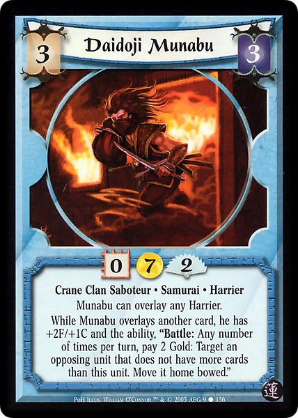 Daidoji Munabu/card | L5r: Legend of the Five Rings Wiki | Fandom