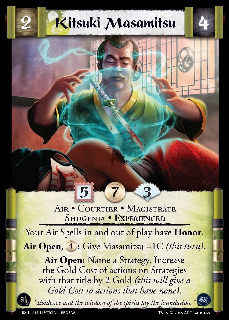 Kitsuki Masamitsu Exp/card | L5r: Legend of the Five Rings Wiki | Fandom
