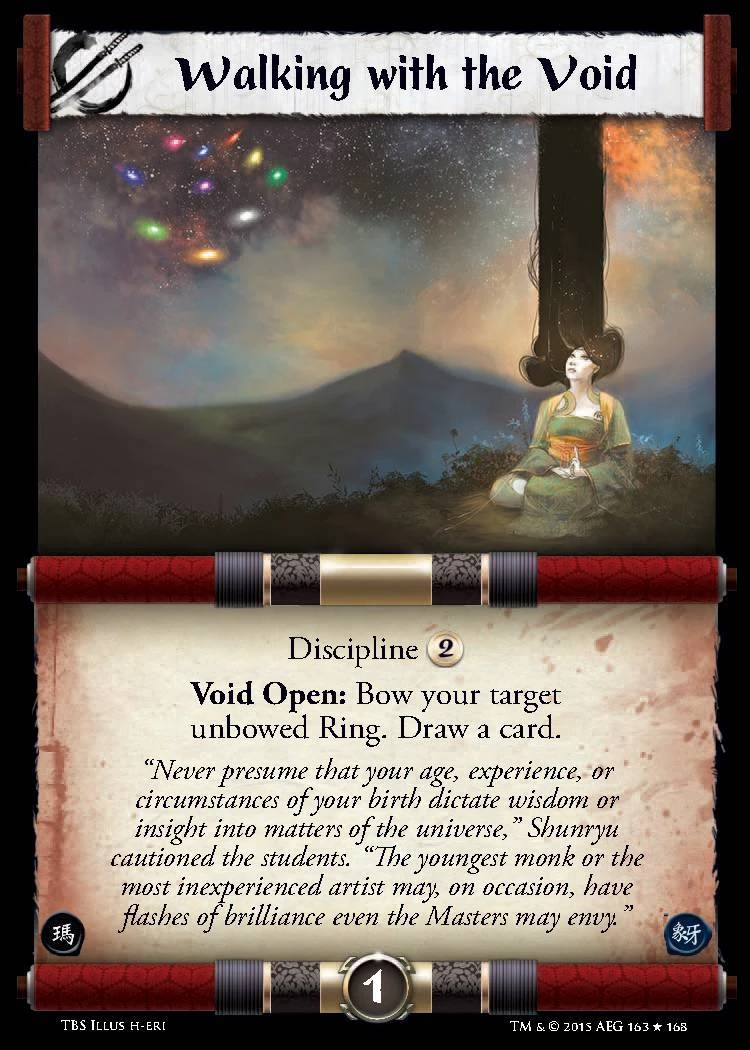 Walking with the Void/card | L5r: Legend of the Five Rings Wiki | Fandom