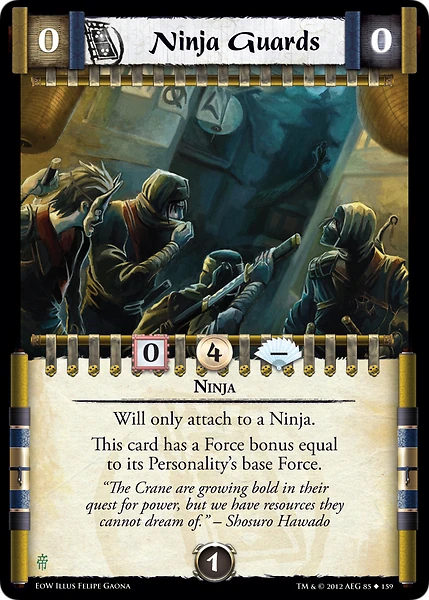 Ninja Guards/card | L5r: Legend of the Five Rings Wiki | Fandom