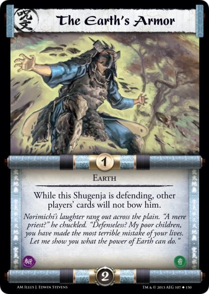 The Earth's Armor/card | L5r: Legend of the Five Rings Wiki | Fandom