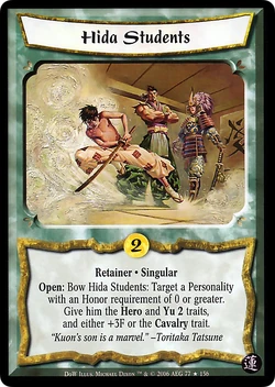 Hida Students/card | L5r: Legend of the Five Rings Wiki | Fandom
