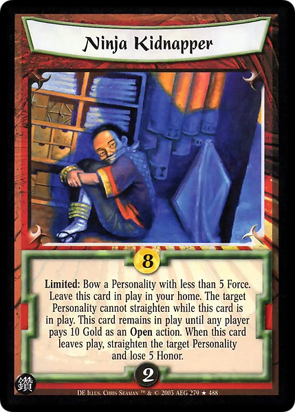 Ninja Kidnapper/card2 | L5r: Legend of the Five Rings Wiki | Fandom