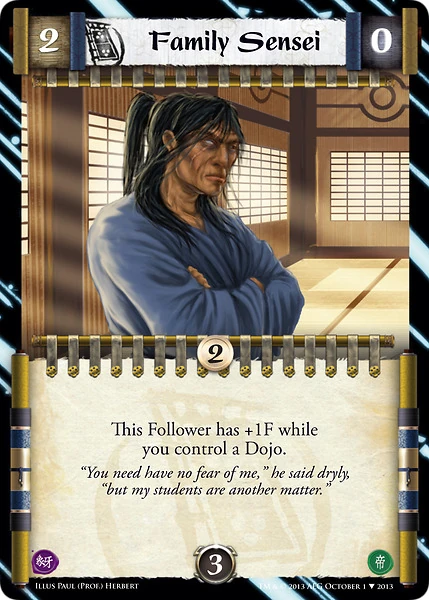 Family Sensei/card | L5r: Legend of the Five Rings Wiki | Fandom