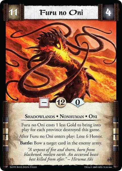 Furu no Oni/card | L5r: Legend of the Five Rings Wiki | Fandom