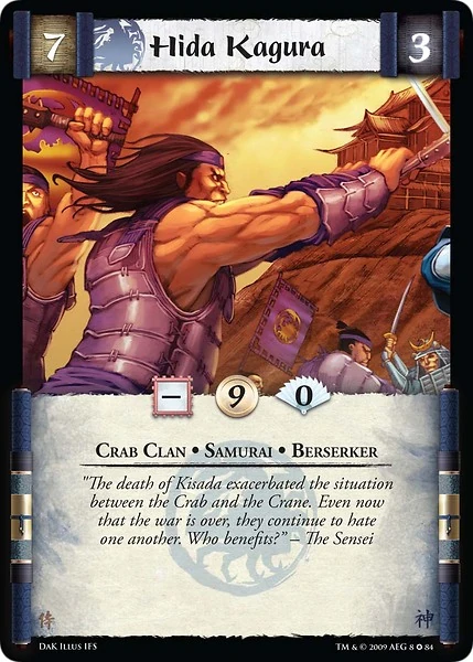 Hida Kagura/card | L5r: Legend of the Five Rings Wiki | Fandom