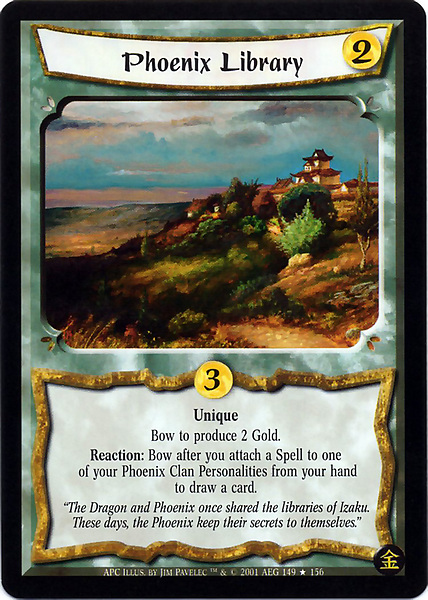 Phoenix Library/card | L5r: Legend of the Five Rings Wiki | Fandom