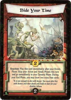 Bide Your Time/card | L5r: Legend of the Five Rings Wiki | Fandom