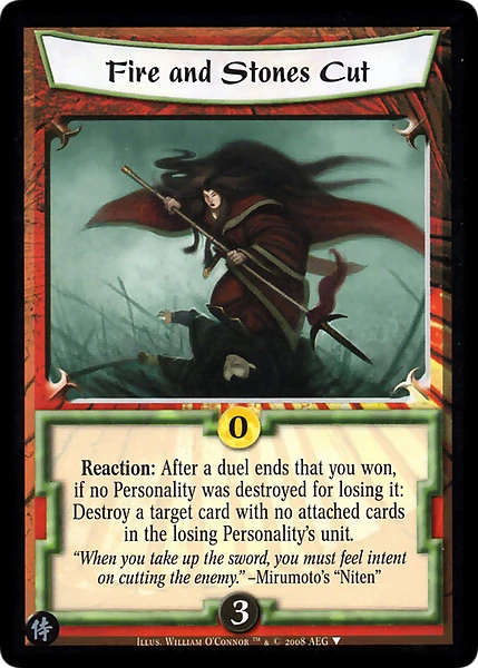 Fire and Stones Cut/card | L5r: Legend of the Five Rings Wiki | Fandom