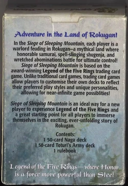 The Siege of Sleeping Mountain CCG set | L5r: Legend of the Five Rings ...