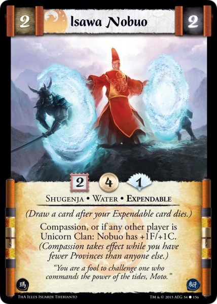 Isawa Nobuo/card | L5r: Legend of the Five Rings Wiki | Fandom