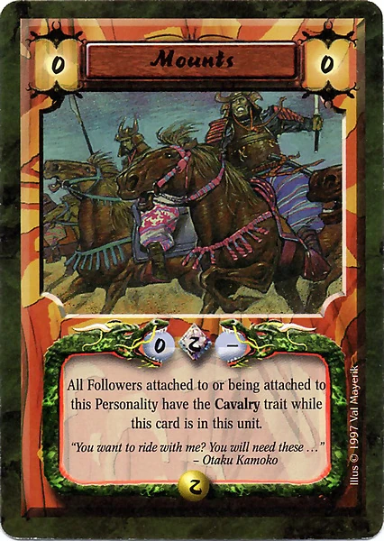 Mounts/card | L5r: Legend of the Five Rings Wiki | Fandom