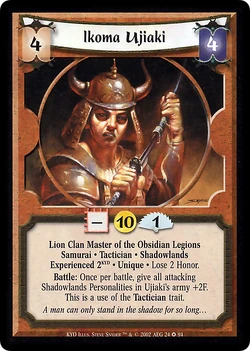 Ikoma Ujiaki Exp2KYD/card | L5r: Legend of the Five Rings Wiki | Fandom
