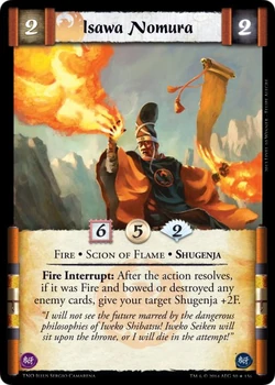 Isawa Nomura/card | L5r: Legend of the Five Rings Wiki | Fandom