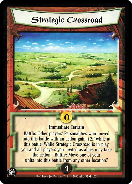 Strategic Crossroad/card | L5r: Legend of the Five Rings Wiki | Fandom