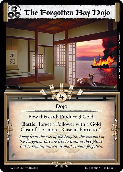 The Forgotten Bay Dojo/card | L5r: Legend of the Five Rings Wiki | Fandom