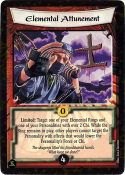 Elemental Attunement/card | L5r: Legend of the Five Rings Wiki | Fandom