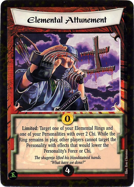 Elemental Attunement/card | L5r: Legend of the Five Rings Wiki | Fandom