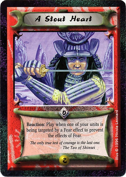 A Stout Heart/card | L5r: Legend of the Five Rings Wiki | Fandom