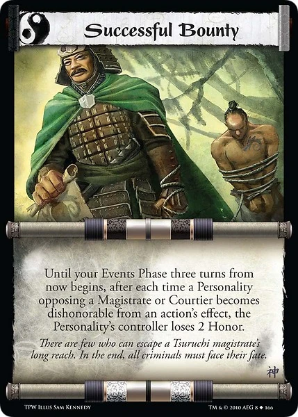 Successful Bounty/card | L5r: Legend of the Five Rings Wiki | Fandom