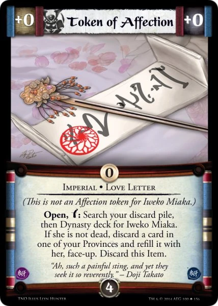 Token of Affection/card | L5r: Legend of the Five Rings Wiki | Fandom