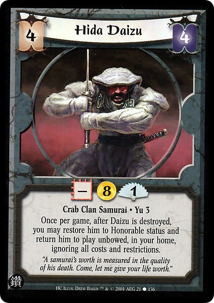Hida Daizu/card | L5r: Legend of the Five Rings Wiki | Fandom