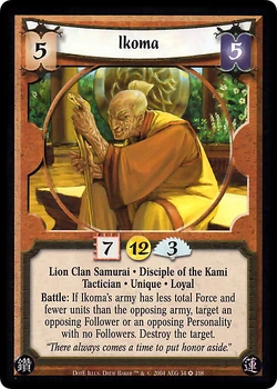 Ikoma/card | L5r: Legend of the Five Rings Wiki | Fandom