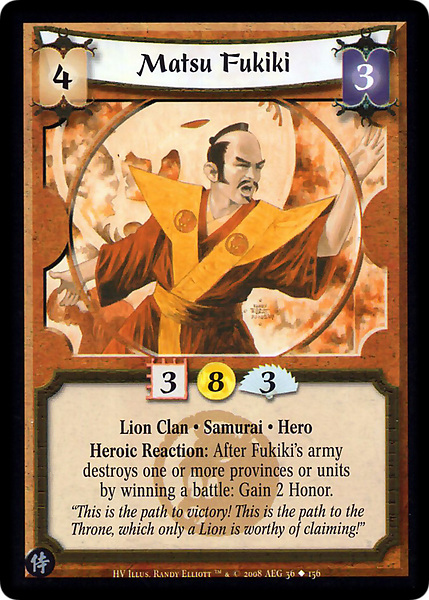 Matsu Fukikicard L5r Legend Of The Five Rings Wiki Fandom