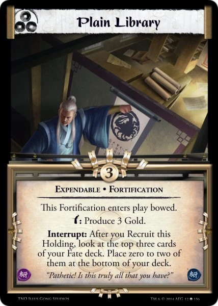 Plain Library/card | L5r: Legend of the Five Rings Wiki | Fandom