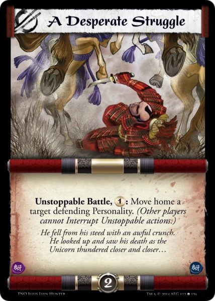 A Desperate Struggle/card | L5r: Legend of the Five Rings Wiki | Fandom