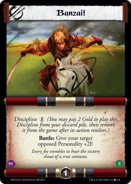 Banzai!/card | L5r: Legend of the Five Rings Wiki | Fandom
