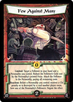 Few Against Many/card | L5r: Legend of the Five Rings Wiki | Fandom