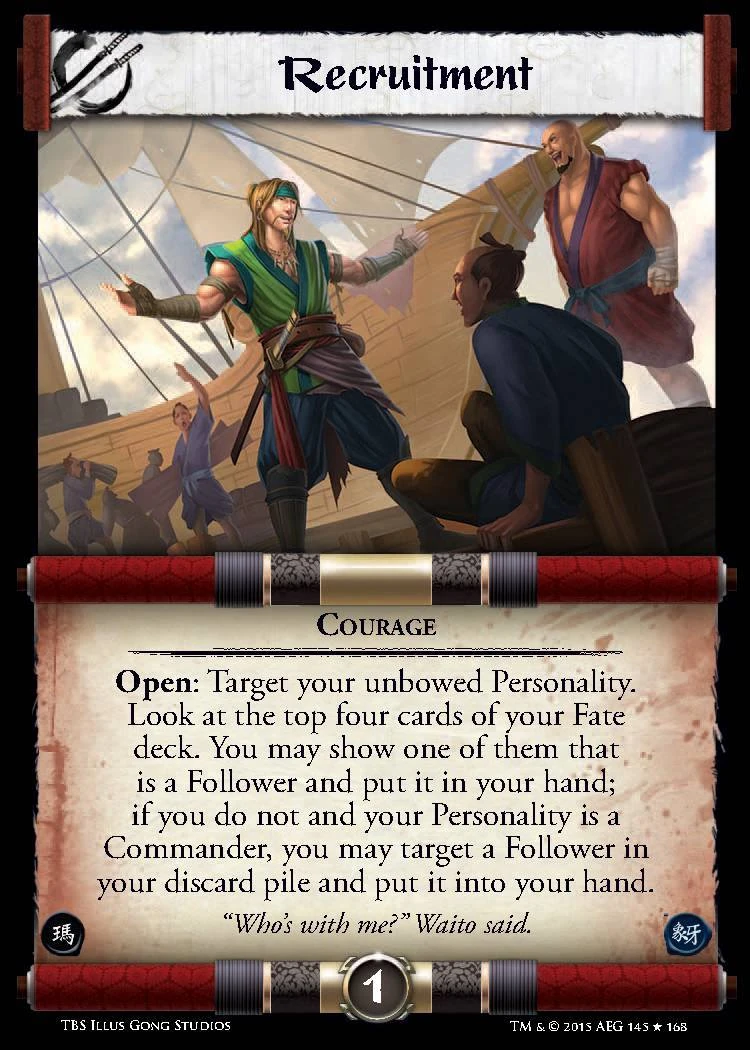 Recruitment/card | L5r: Legend of the Five Rings Wiki | Fandom