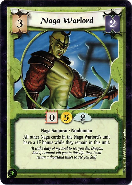 Naga Warlord/card2 | L5r: Legend of the Five Rings Wiki | Fandom