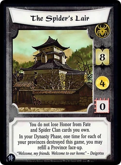 The Spider's Lair/card2 | L5r: Legend of the Five Rings Wiki | Fandom